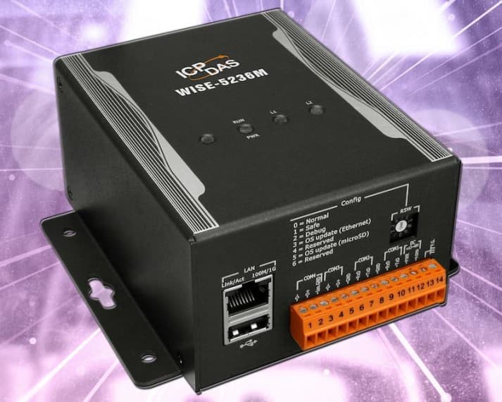 Intelligent IIOT Edge Controller ICP DAS’WISE-5236M | Industry Update Manufacturing Media